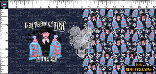 Hex Goth Girl - Fish DP | K&A Custom Fabrics
