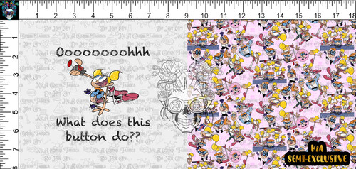 Dexters Lab - Buttons DP | K&A Custom Fabrics