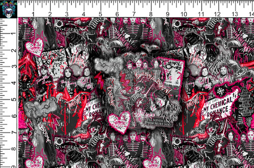 Emo Doodles-MCR Tumbler | K&A Custom Fabrics