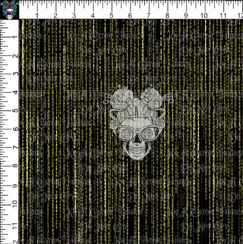 Matrix Code Gold Coord | K&A Custom Fabrics