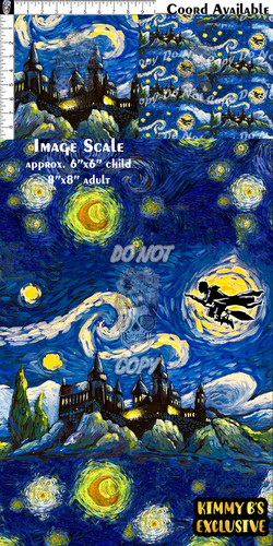 HP Starry Night Clothing Panel | K&A Custom Fabrics