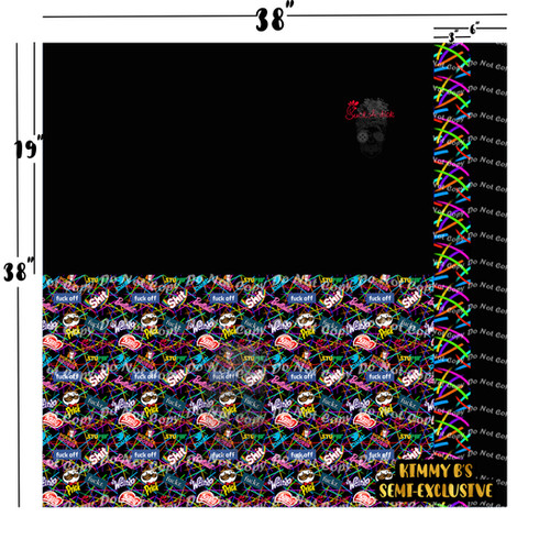 Neon Insulted Boxer Panel | K&A Custom Fabrics