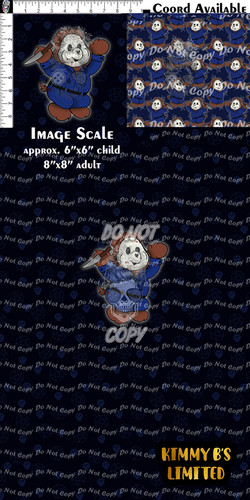 Scare Bears-Halloween Killer Clothing Panel | K&A Custom Fabrics