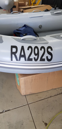 Hypalon Inflatable Boat Registration Stickers