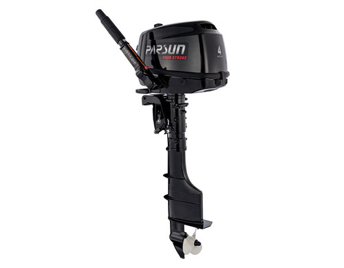 PARSUN 4HP OUTBOARD MOTOR Short Shaft 4-Stroke, Manual Start, WATER ...