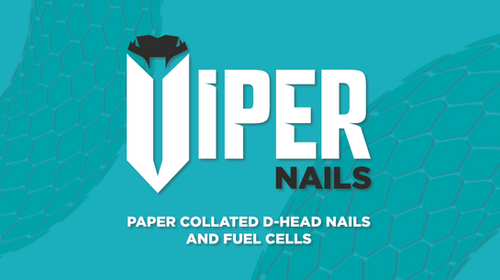 Viper Galvanised Gun Nails (NO GAS 1100 PK) | Tameside Trade Plast