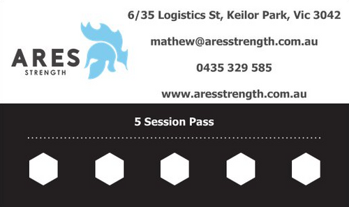 5 Session Pass | aresstrengthgym 3.0