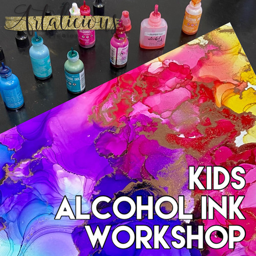 Kids Alcohol Inks Workshop | Artalicious