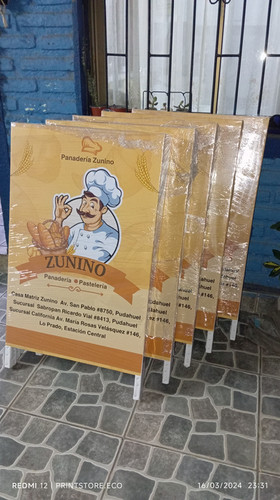 Letrero tipo A | letreros printstore