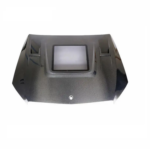 Mercedes "Visionary" Carbon Fiber Glass Panel Hood | Elemento Tuning