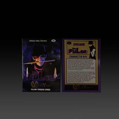 The Pulse Trading Card | V Is For Villains