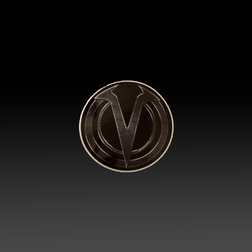 V Logo Small Sticker | V Is For Villains