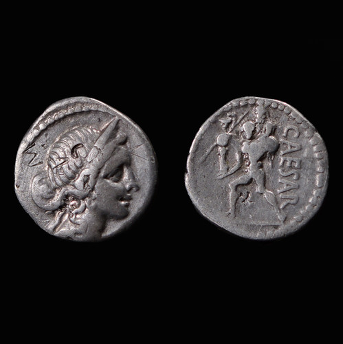 JULIUS CAESAR AR. DENARIUS | Apollo Galleries