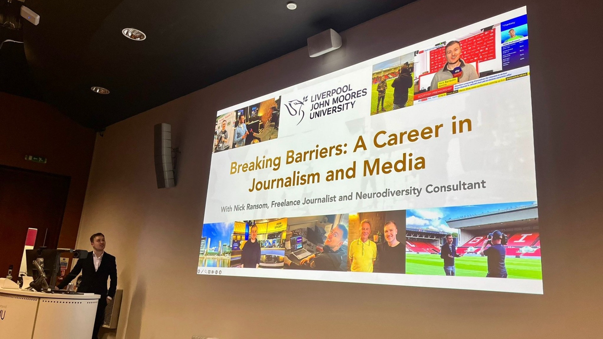 Nick Ransom | A dash up to Liverpool John Moores University to talk all ...