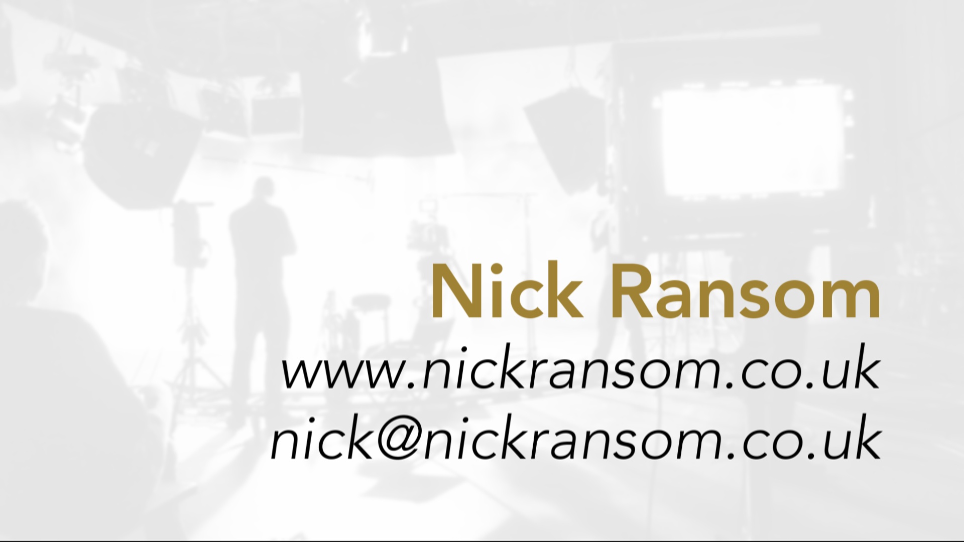 Nick Ransom | Enter
