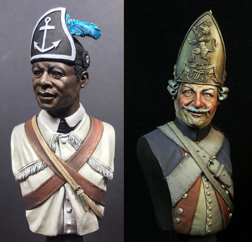 2 American War of Independence Busts | My Site