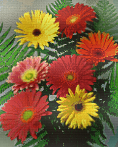 Gerberas 9 Baseplate Kit | Pixel Joy