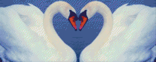 Swan Heart 8 Baseplate Kit | Pixel Joy