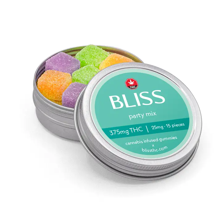 BLISS Party Mix Gummies - 375mg | Medical High