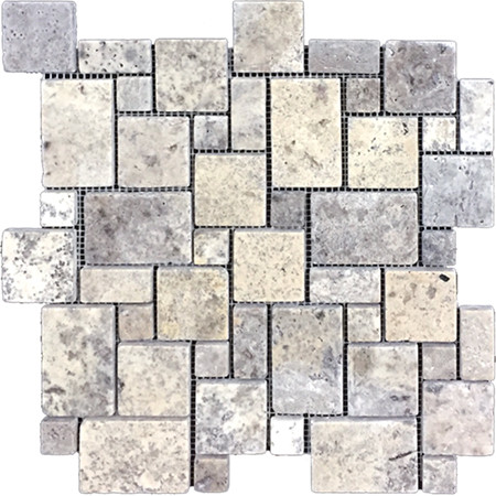 SILVER MICRO MINI PATTERN | Bravo Tile & Stone