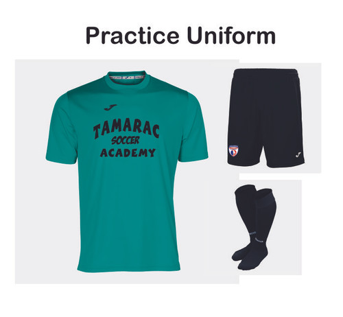 Tamarac Practice Uniform Set | Coral Springs Soccer Academy