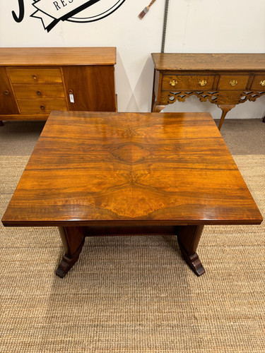Art Deco Walnut Draw Leaf Table | Biddle’s Furniture