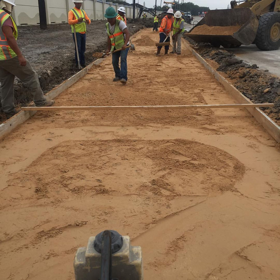 Curb, Curb and Gutter, Champion Curb, Perez Construction Company