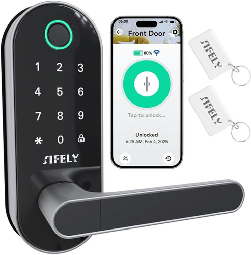 Sifely S Smart Lock WiFi Silver | Sifely Smart Lock