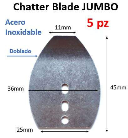 Chatter Blade JUMBO -- 5 pz | Pescacraft