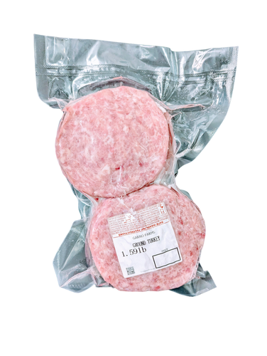 Ground Turkey Patties | Garno Farms Poultry