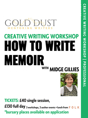 HowTo Write Memoir Workshop | 11.45am 11/10/25 United Reformed Church Hall1 | Bury St Eds Lit Fest