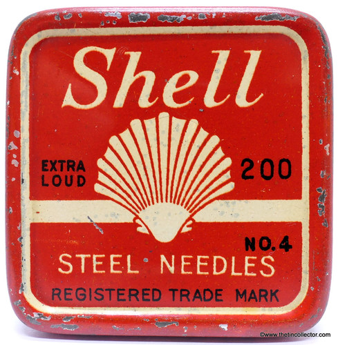 SHELL Gramophone Needle Tin | The Tin Collector