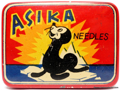 ASIKA Gramophone Needle Tin | The Tin Collector