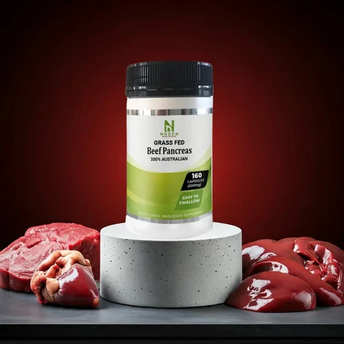 Grass Fed Beef Pancreas - NXGEN Wholefoods - 160 capsules