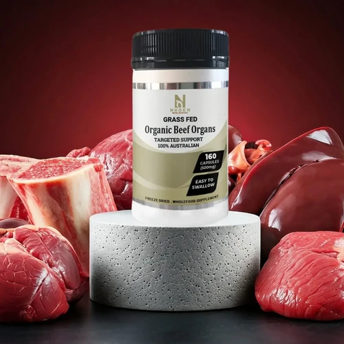 NXGEN Wholefoods Organic Beef Organs caps | Rooted Nutrition