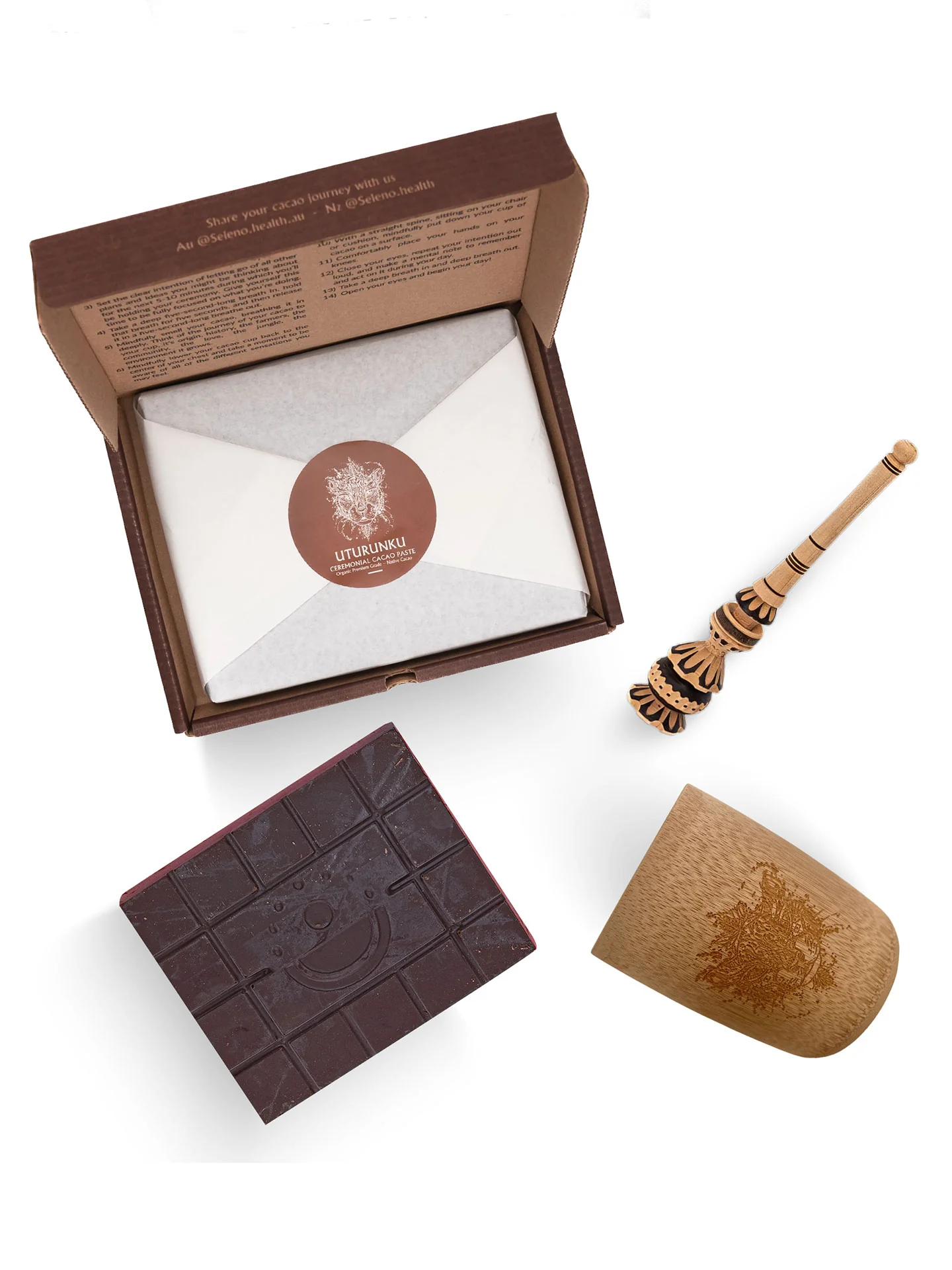 Seleno Health Ceremonial Cacao Starter Kit Rooted Nutrition