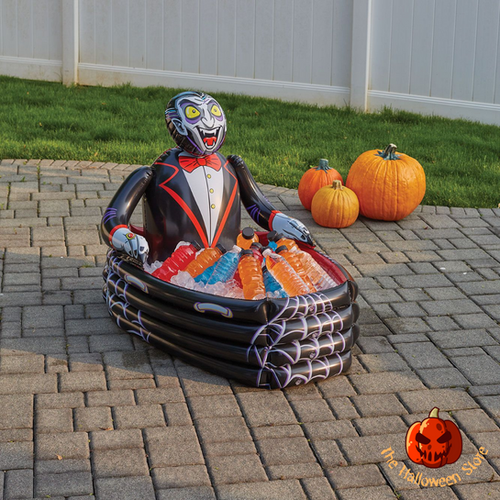Vampire Inflatable Coffin Cooler | The Halloween Store