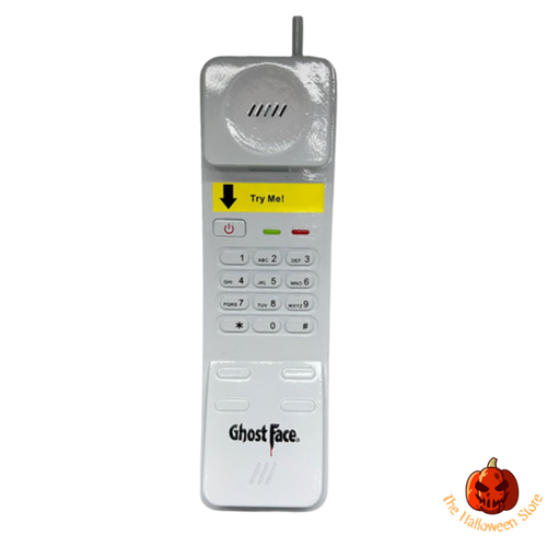 Ghost Face Phone With Sound | The Halloween Store