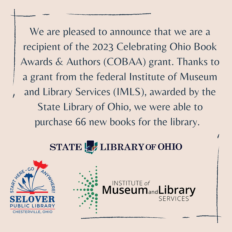 Library | Selover Public Library | Chesterville