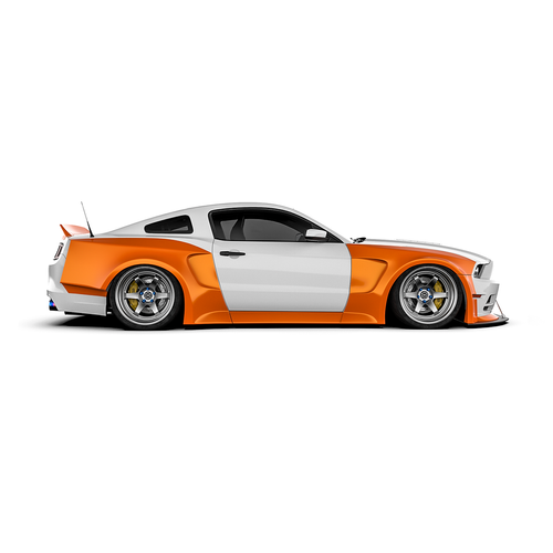 Fascinating Mustang 2014 Wide Body Kit Photos