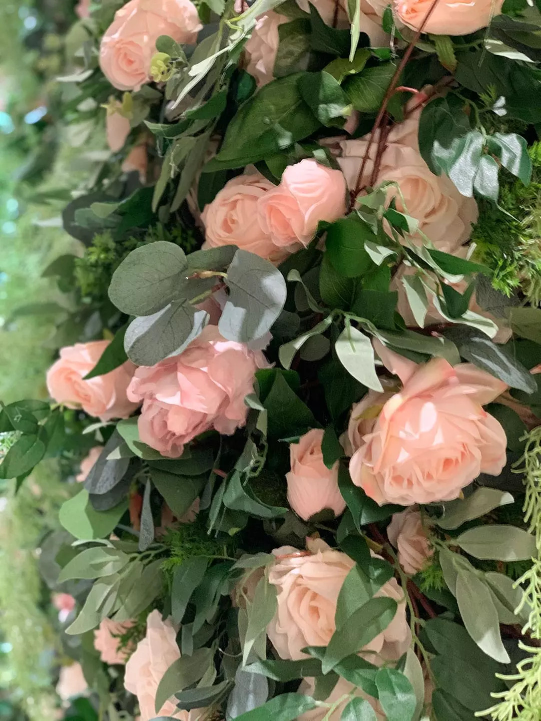 Elizabeth Rose Flower Wall | Island Fever Events | Jersey