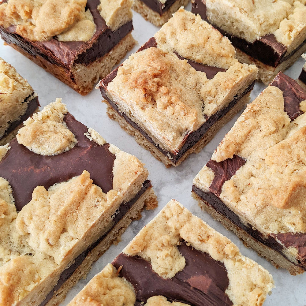 Oat Fudge Bars (better than Starbucks)