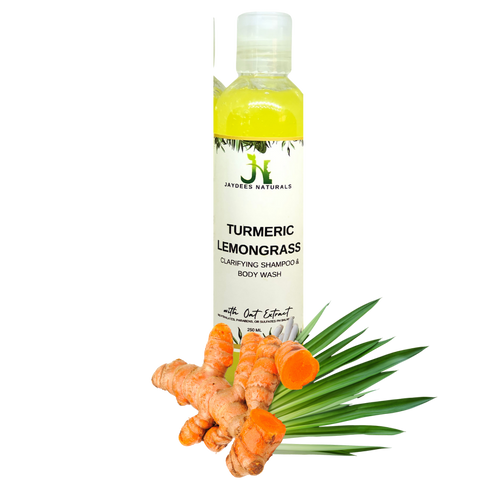 TURMERIC LEMONGRASS CLARIFYING SHAMPOO AND BODYWASH | Jaydees Naturals