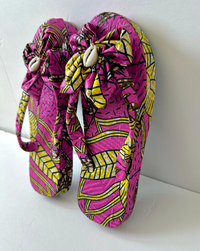 Rosa African Print Sandals | VMArt Design