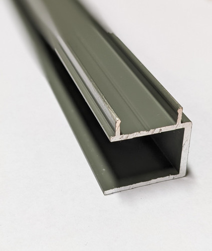 6.5m Double U-Trim fencing Channel | kluminfencing