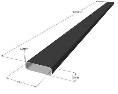 Monument Aluminium slat 6500mm | kluminfencing