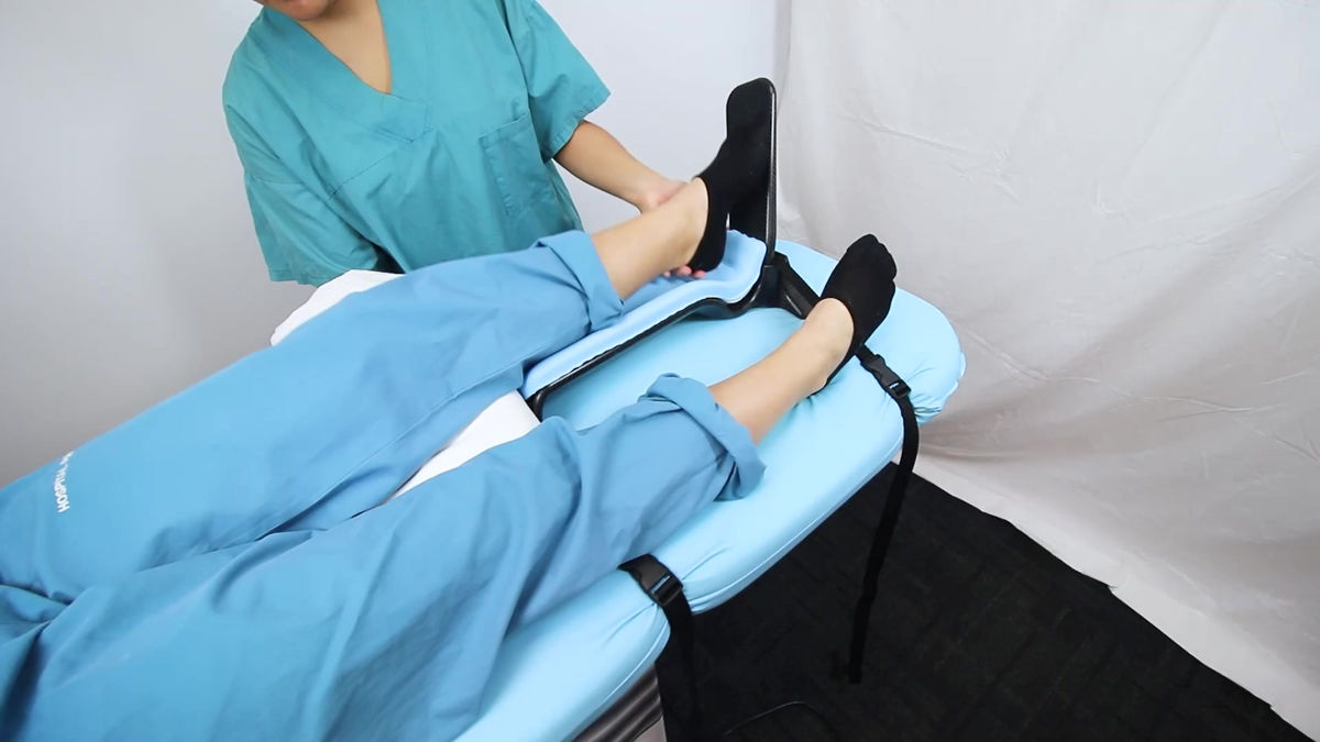Lower Leg Support How to Use | Adept Medical Training Platform