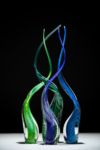 Threaded Reeds | Infinity Art Glass