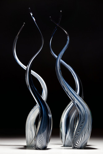 Threaded Reeds | Infinity Art Glass