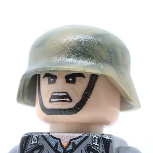 BrickArms Stahlhelm - Camo Swirl | United Bricks | LEGO Minifigure